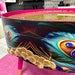 Round Coffee Table Peacock Design Blue Teal and Turquoise - Etsy