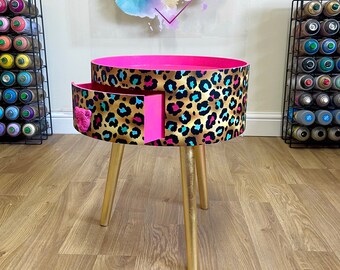 Hot Pink Side Table - Etsy