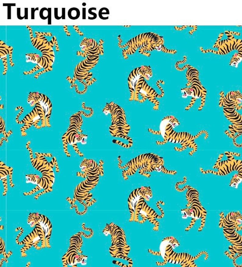 Round Wooden Side Table With Drawer. Tiger Print in 6 Colours - Etsy