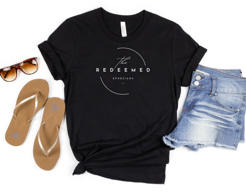 Redeemed Shirt, Ephesians Redeemed Tshirt, Jesus Lover Gift Tshirt ...