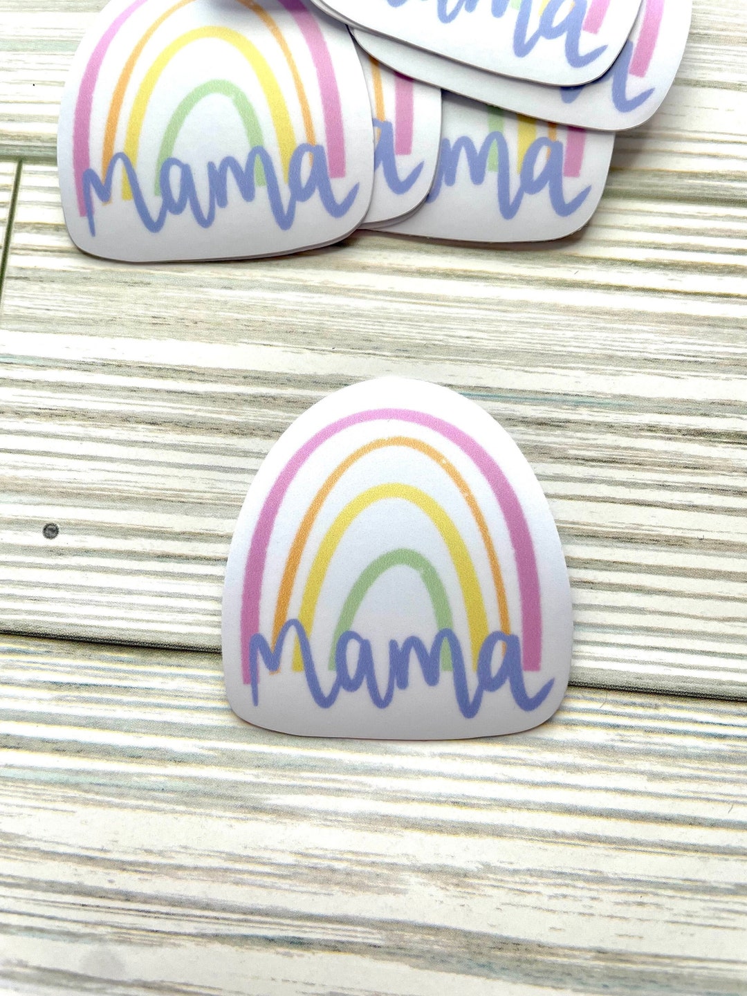 Rainbow Mama, Mama Water Bottle Sticker, Rainbow Laptop Sticker ...