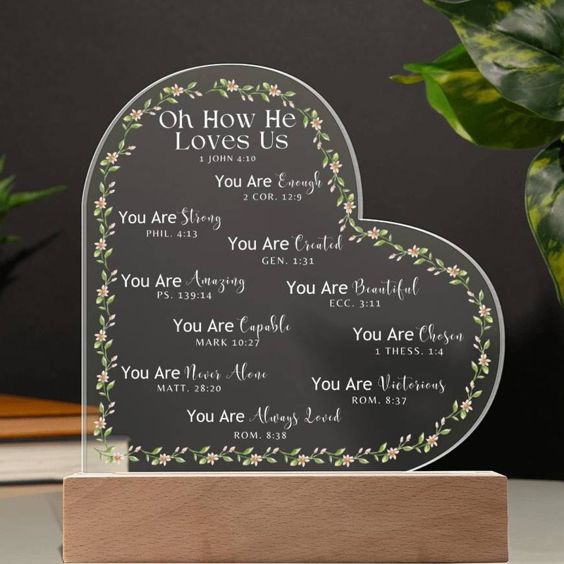 Bible Verse Plaque - Etsy