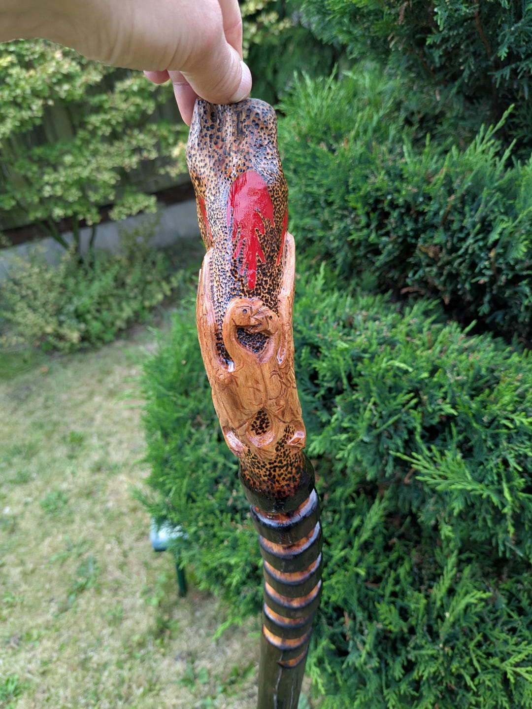 Fighting Geese Staff - Etsy