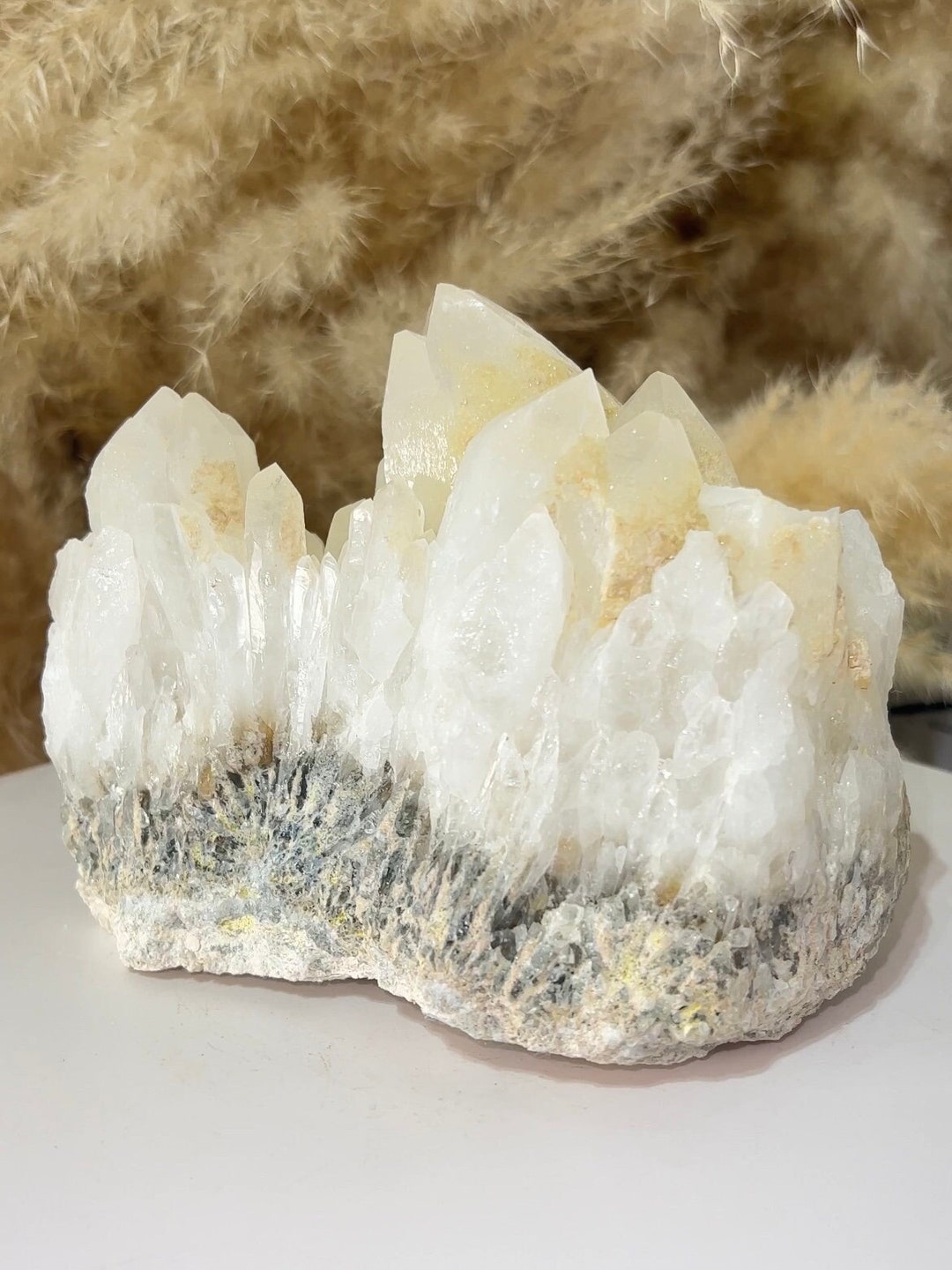 XL Clear Quartz Cluster Specimen From Indonesia 4lbs 12 Oz - Etsy