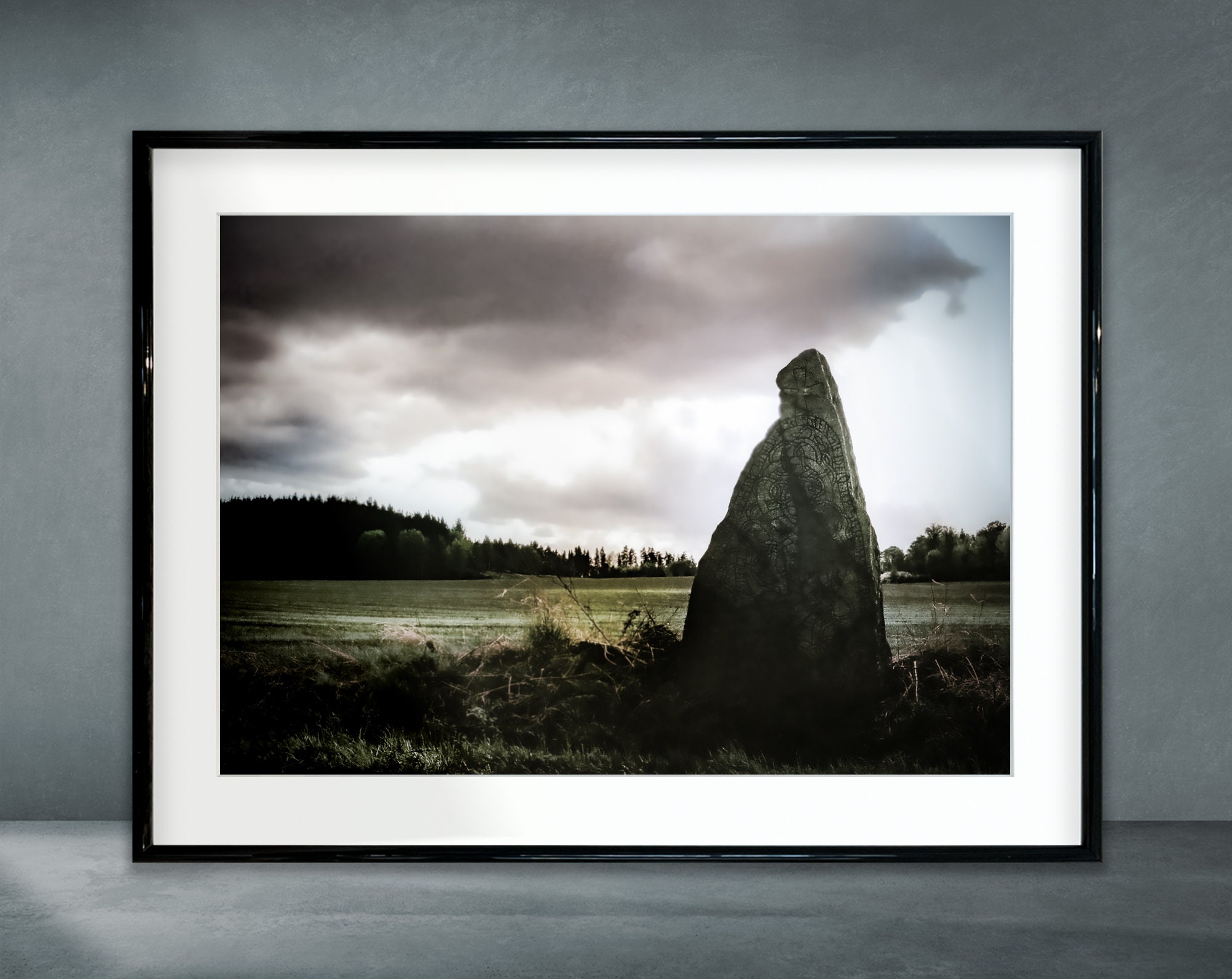 Poster RUNESTONE Norse Rune Art Digital Download - Etsy