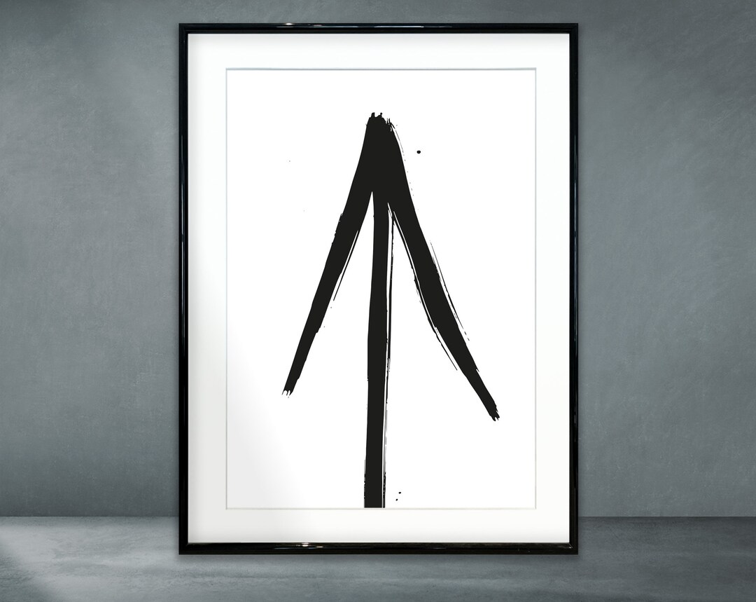 Poster TIWAZ – Norse Rune Art – Digital Download - Etsy