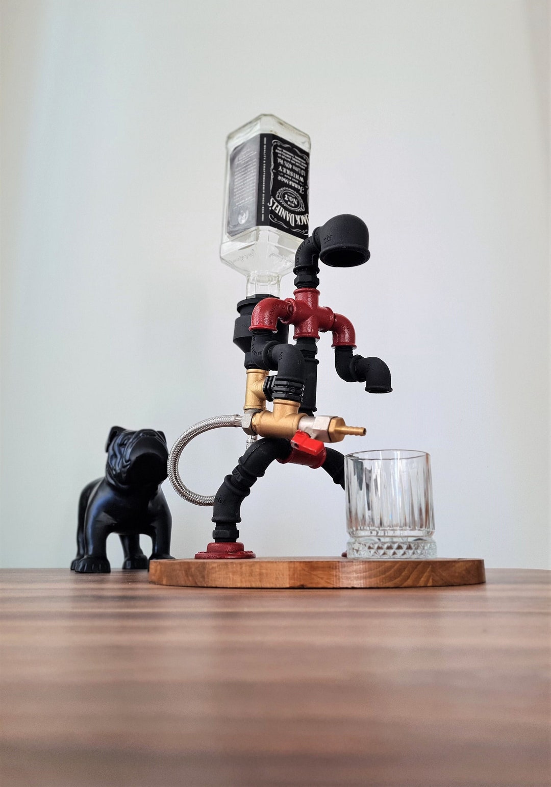 Firefighter-fireman Drink Dispenser With Lamp for Alcohol Whiskey ...