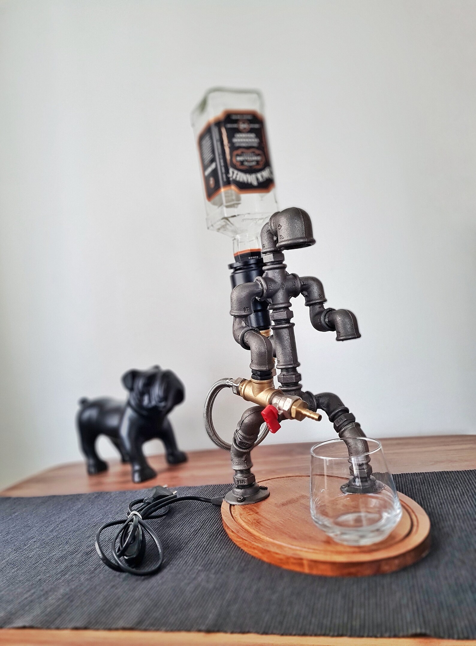 Firefighter-fireman Drink Dispenser With Lamp for Alcohol Whiskey ...