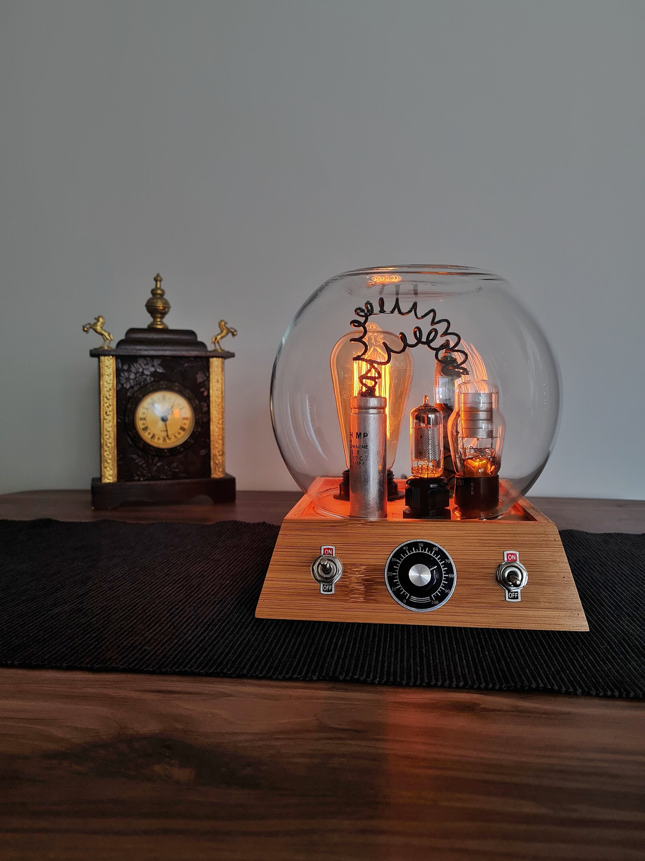Vintage Steampunk Style Old Electronics Parts Triode Vacuum Tube Edison ...