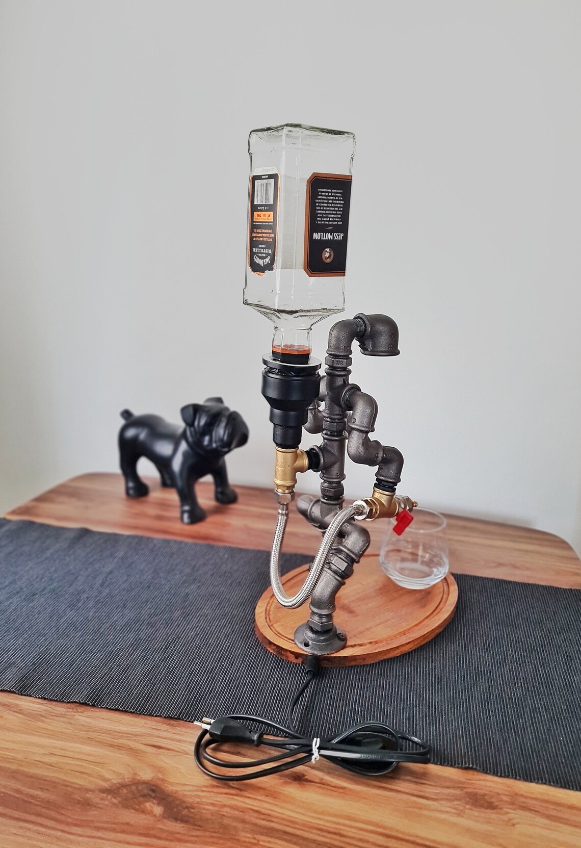 Firefighter-fireman Drink Dispenser With Lamp for Alcohol Whiskey ...