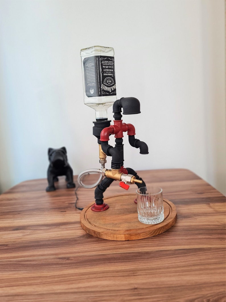 Firefighter-fireman Drink Dispenser With Lamp for Alcohol Whiskey ...