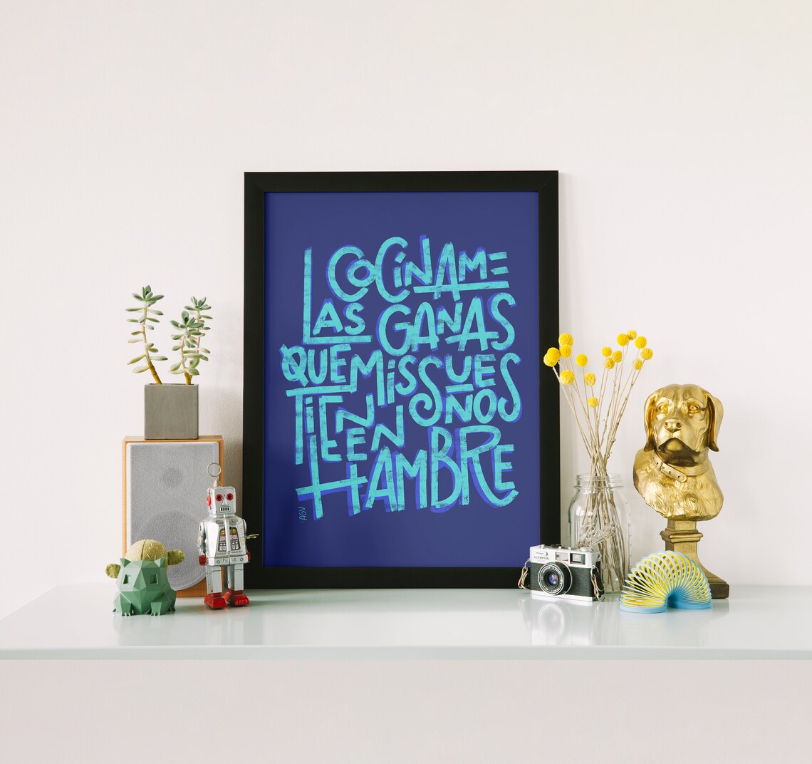 Printable, Instant Download Residente Quote Cook Me the Desire That My ...