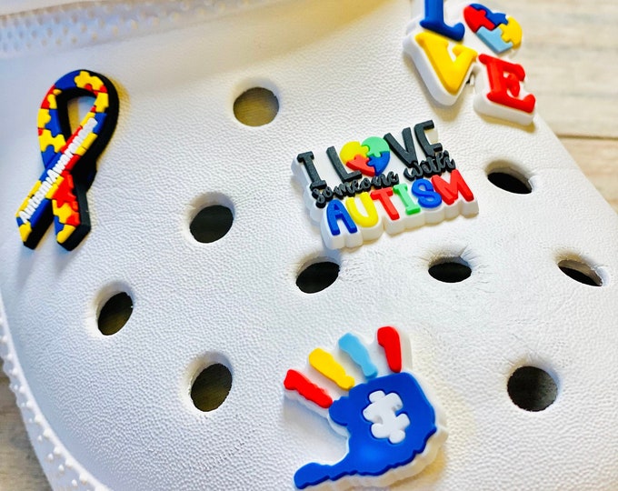 Autism Awareness Customize Crocs, Crocs, Custom Crocs, Autism, Custom ...