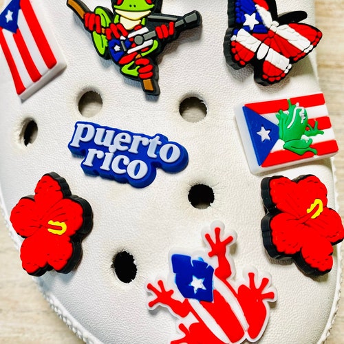 Shoe Charms Puerto Rico Set 8 Piece Set 1 Piece Option - Etsy