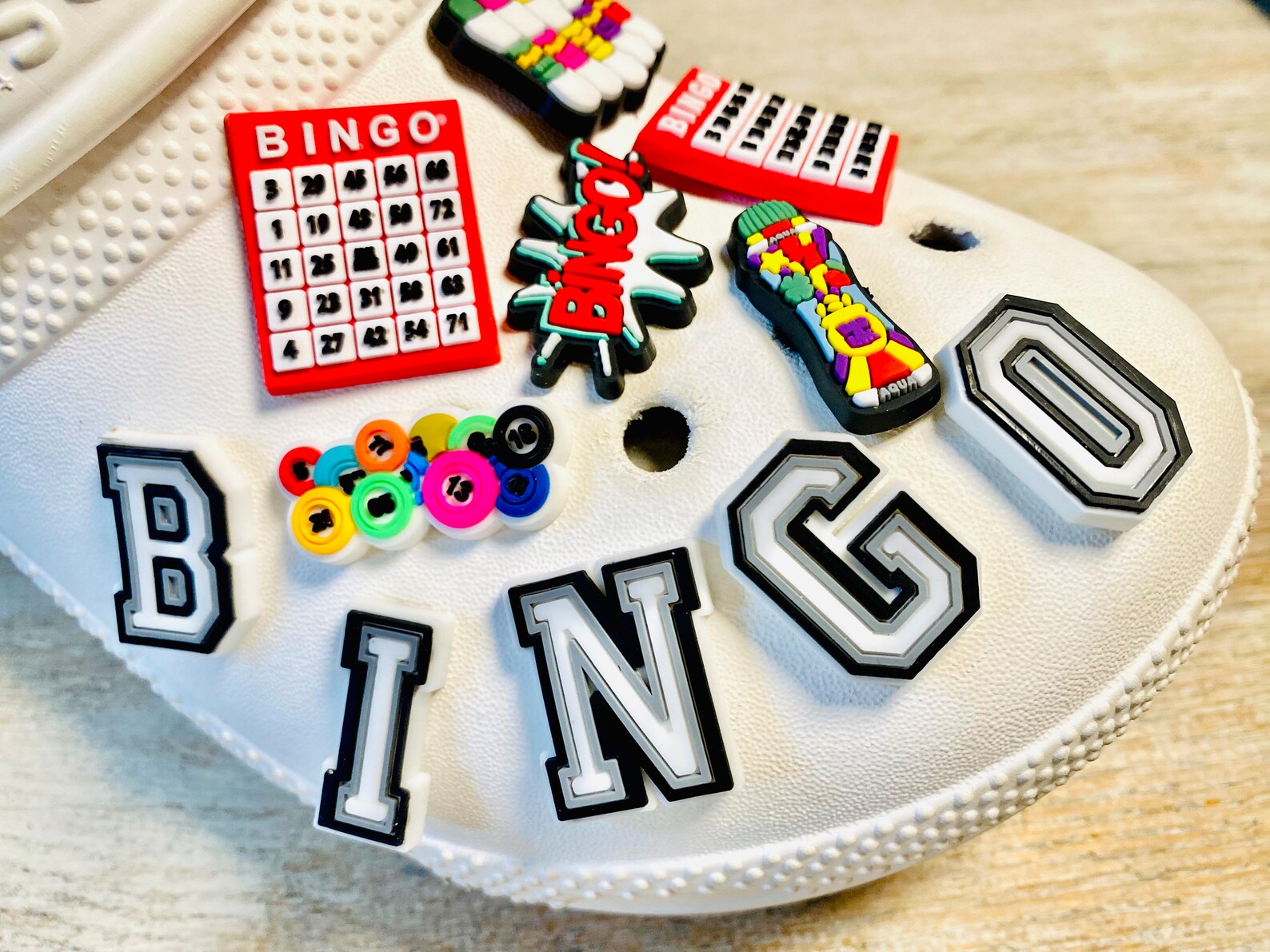 Shoe Charms | Exclusive BINGO Set | 11 Piece Set | 6 Piece Option | 5 ...