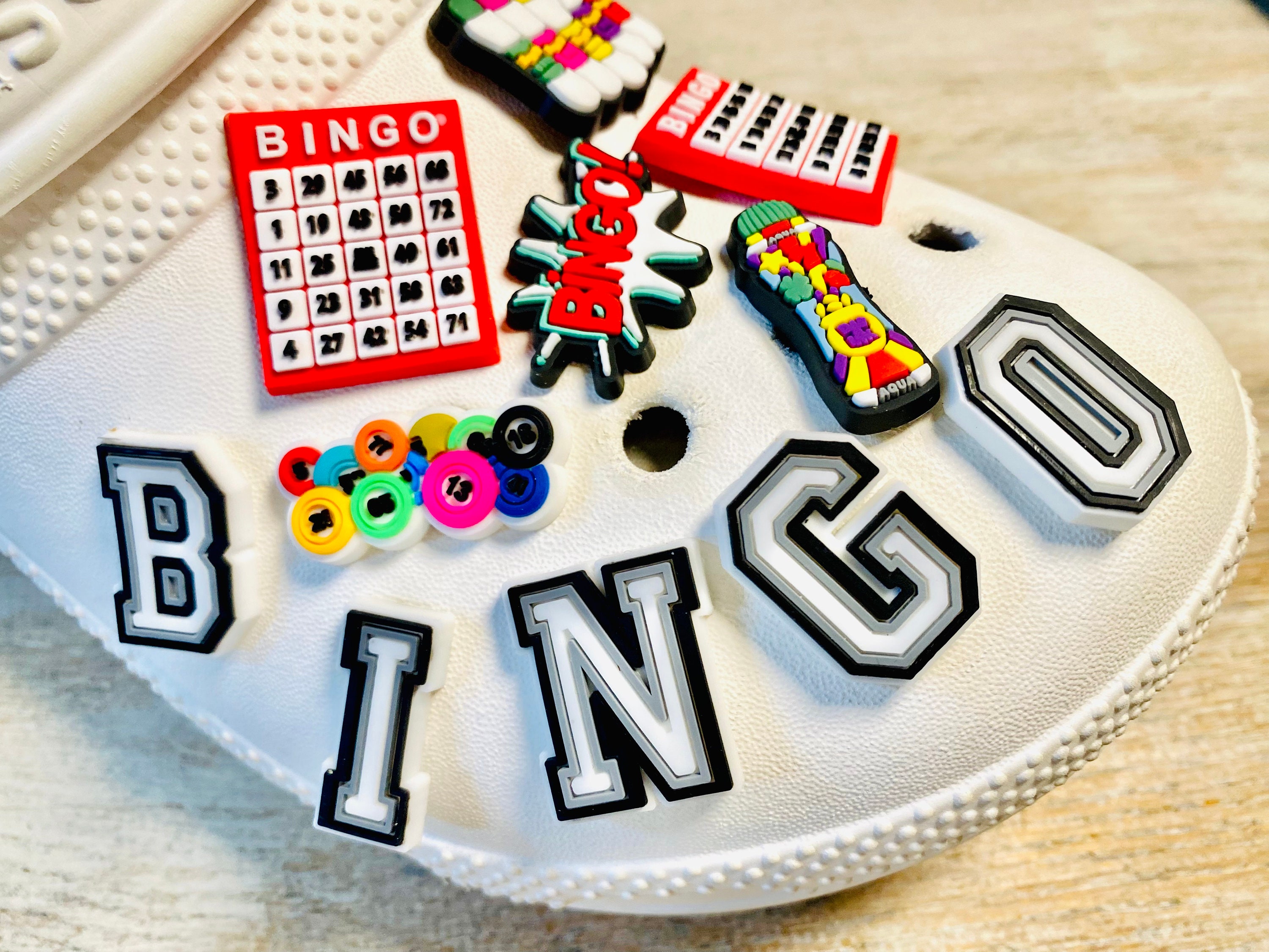 Shoe Charms | Exclusive BINGO Set | 11 Piece Set | 6 Piece Option | 5 ...