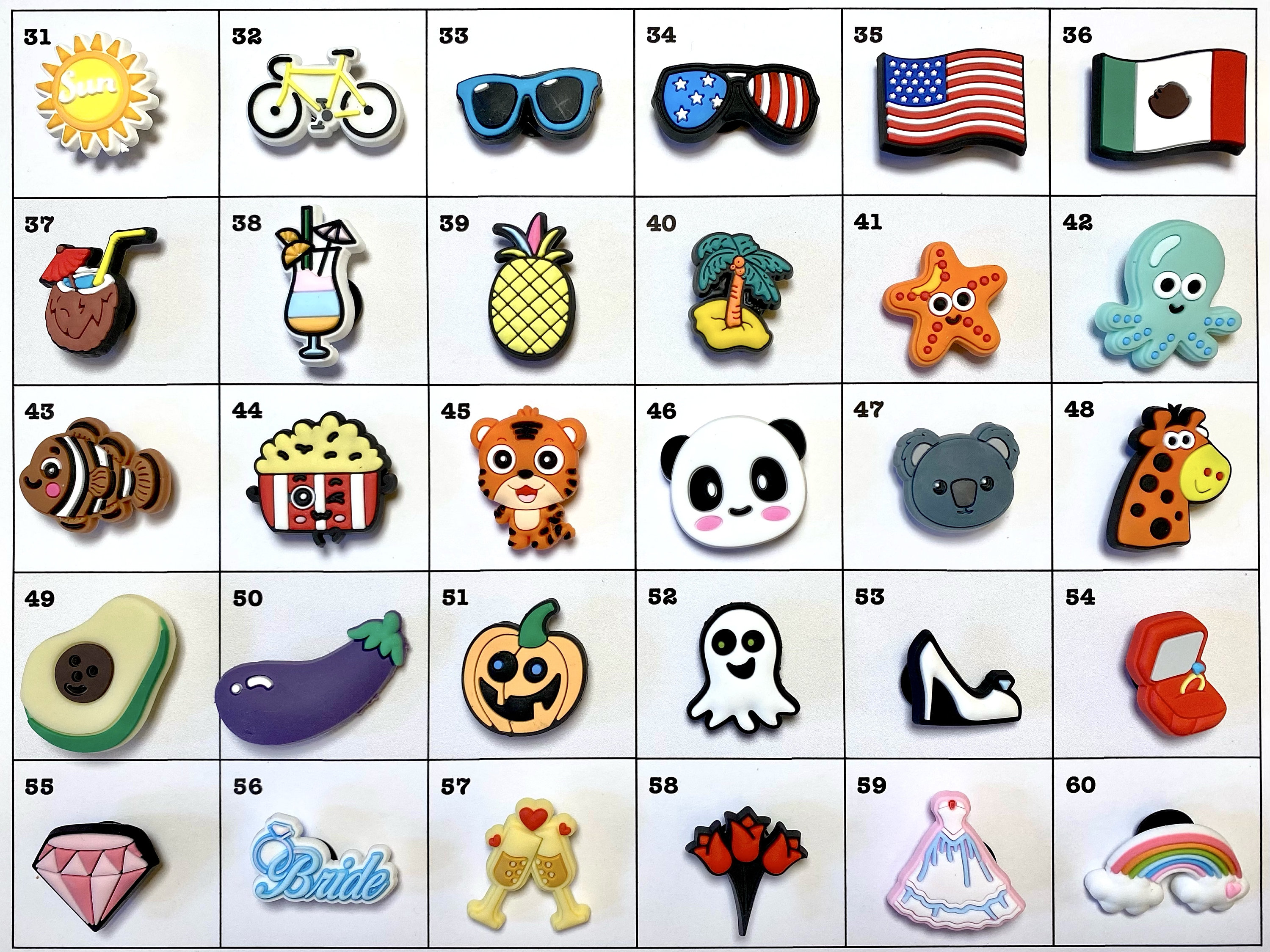 Shoe Charms Listing A | Etsy