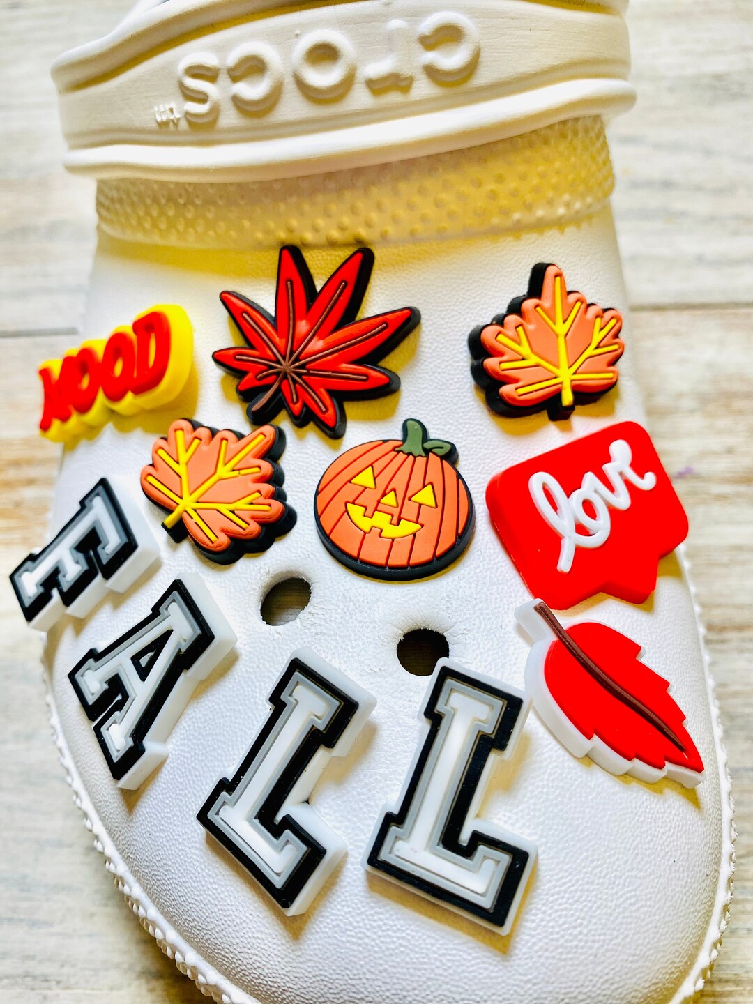 Shoe Charms Fall Set 11 Piece Set - Etsy