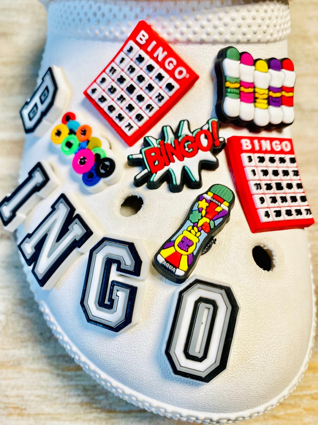 Shoe Charms | Exclusive BINGO Set | 11 Piece Set | 6 Piece Option | 5 ...
