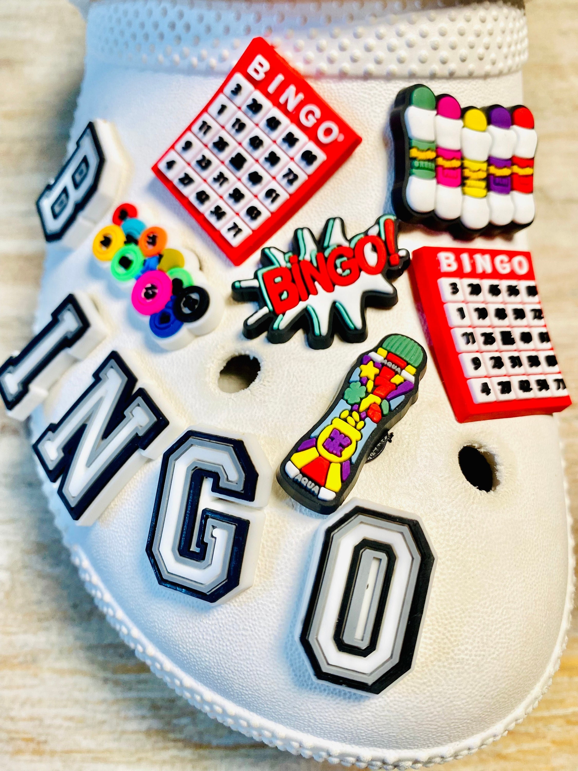 Shoe Charms | Exclusive BINGO Set | 11 Piece Set | 6 Piece Option | 5 ...