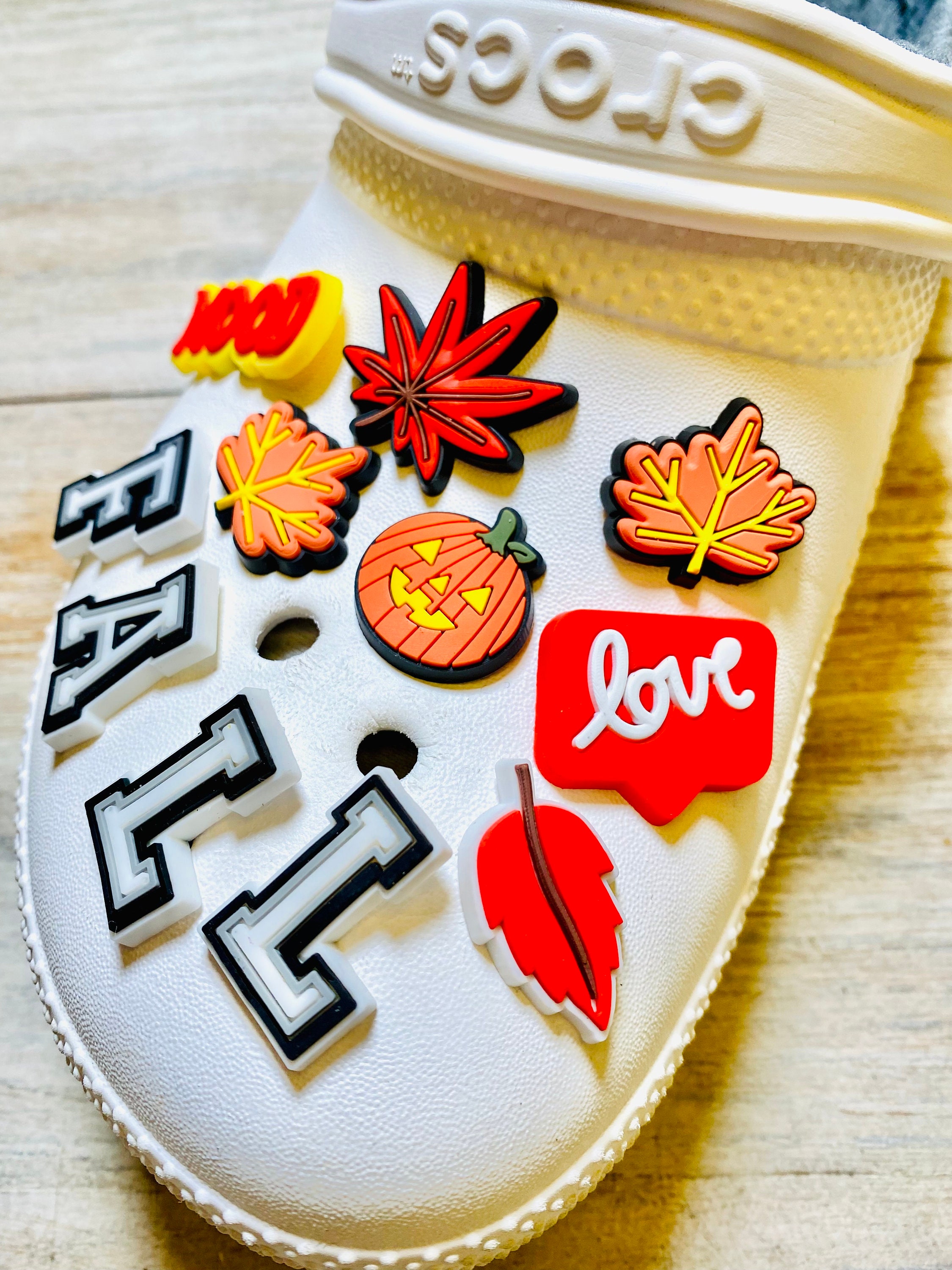 Shoe Charms Fall Set 11 Piece Set - Etsy