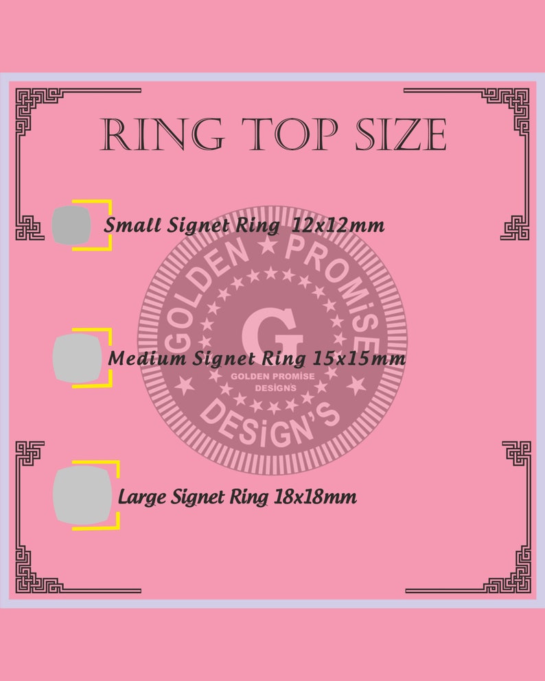 Family Crest Signet Ring – Custom Coat of Arms Seal Ring, Personalized ...
