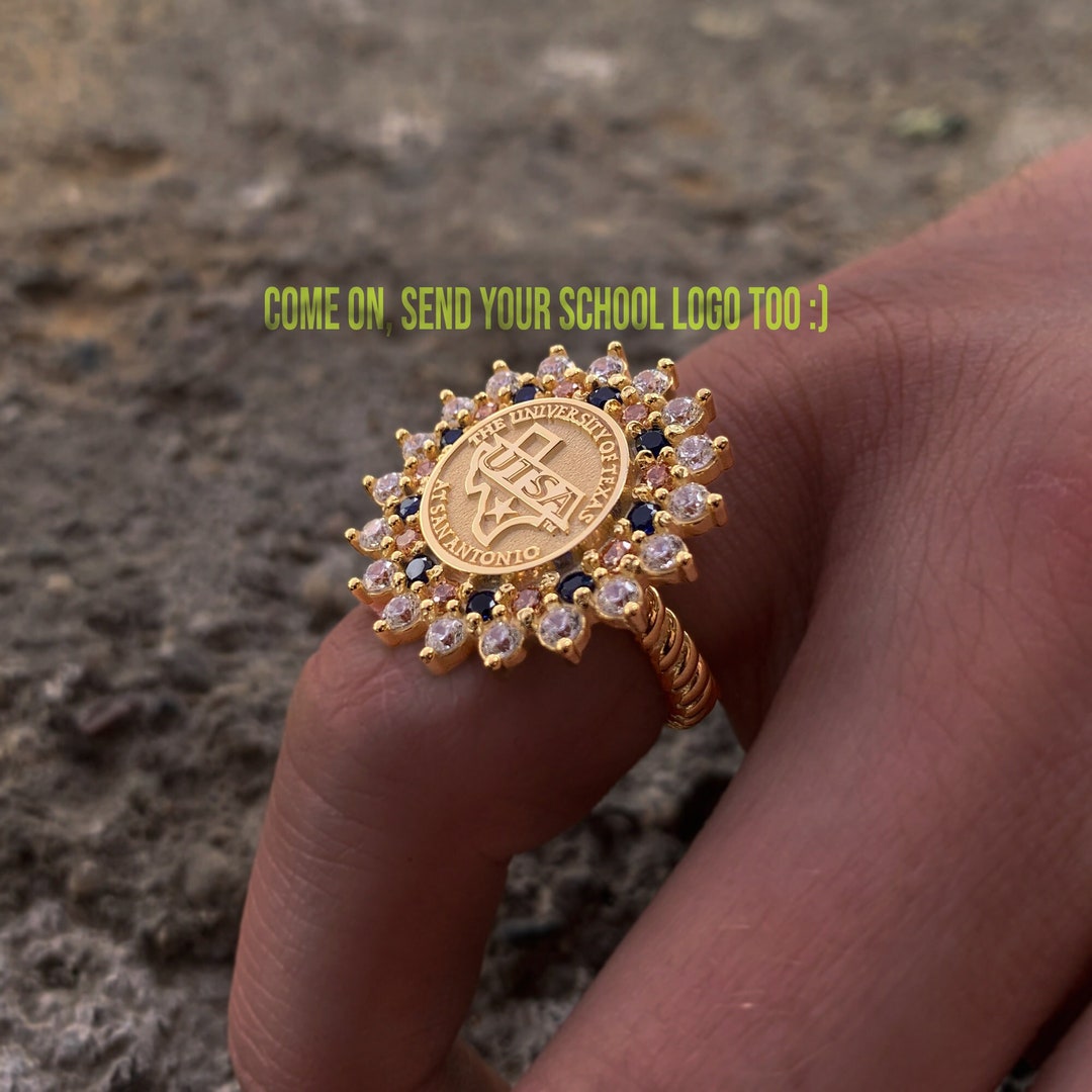 College Ring, University Ring, Graduation Gift, Graduation Ring, Woman ...