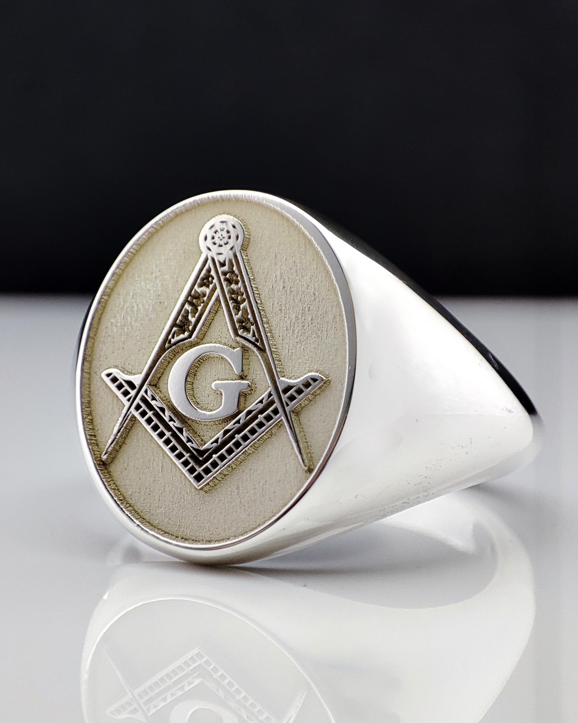 Masonic Rings Silver Masonic Rings Master Mason Rings Gold - Etsy