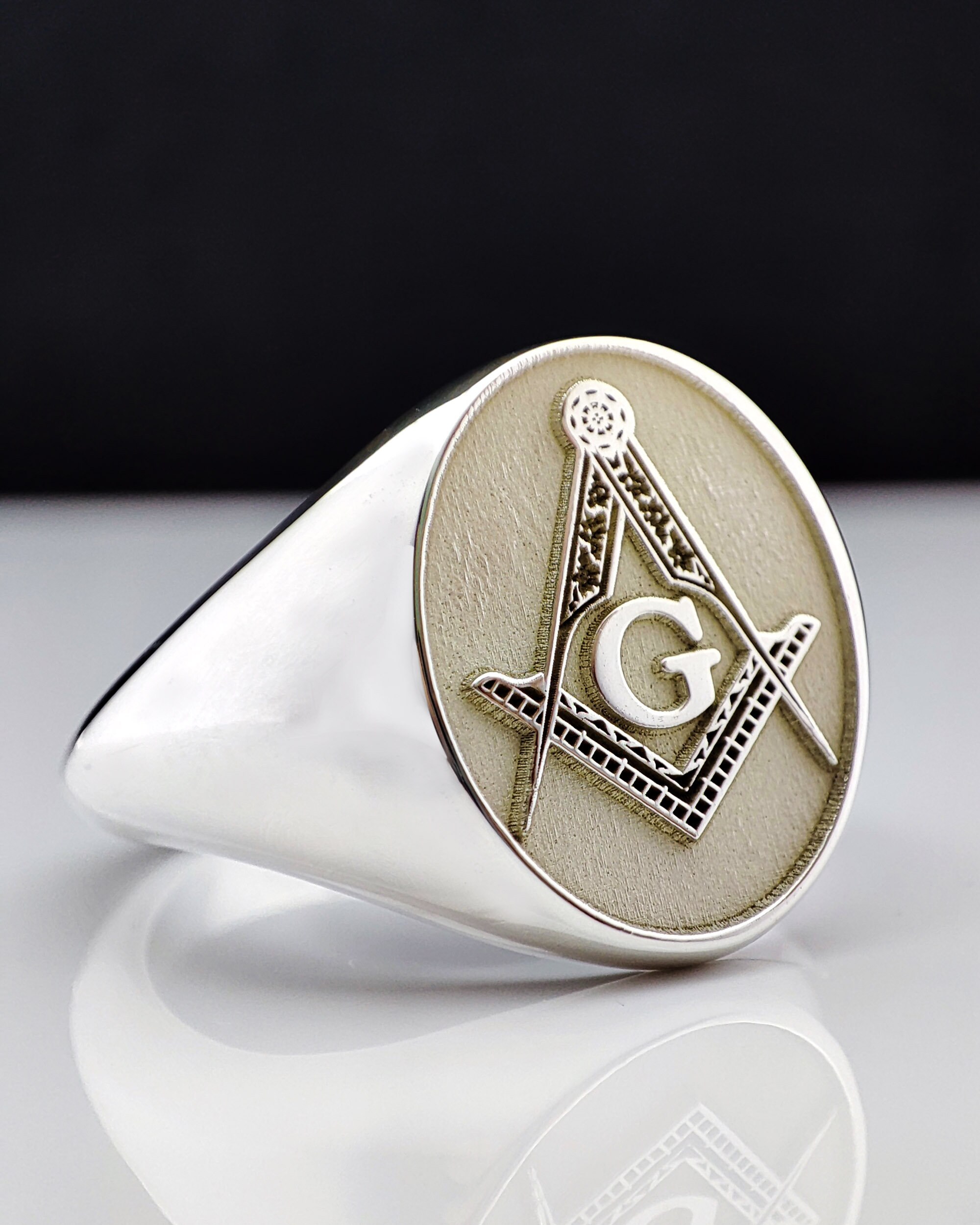 Masonic Rings Silver Masonic Rings Master Mason Rings Gold - Etsy