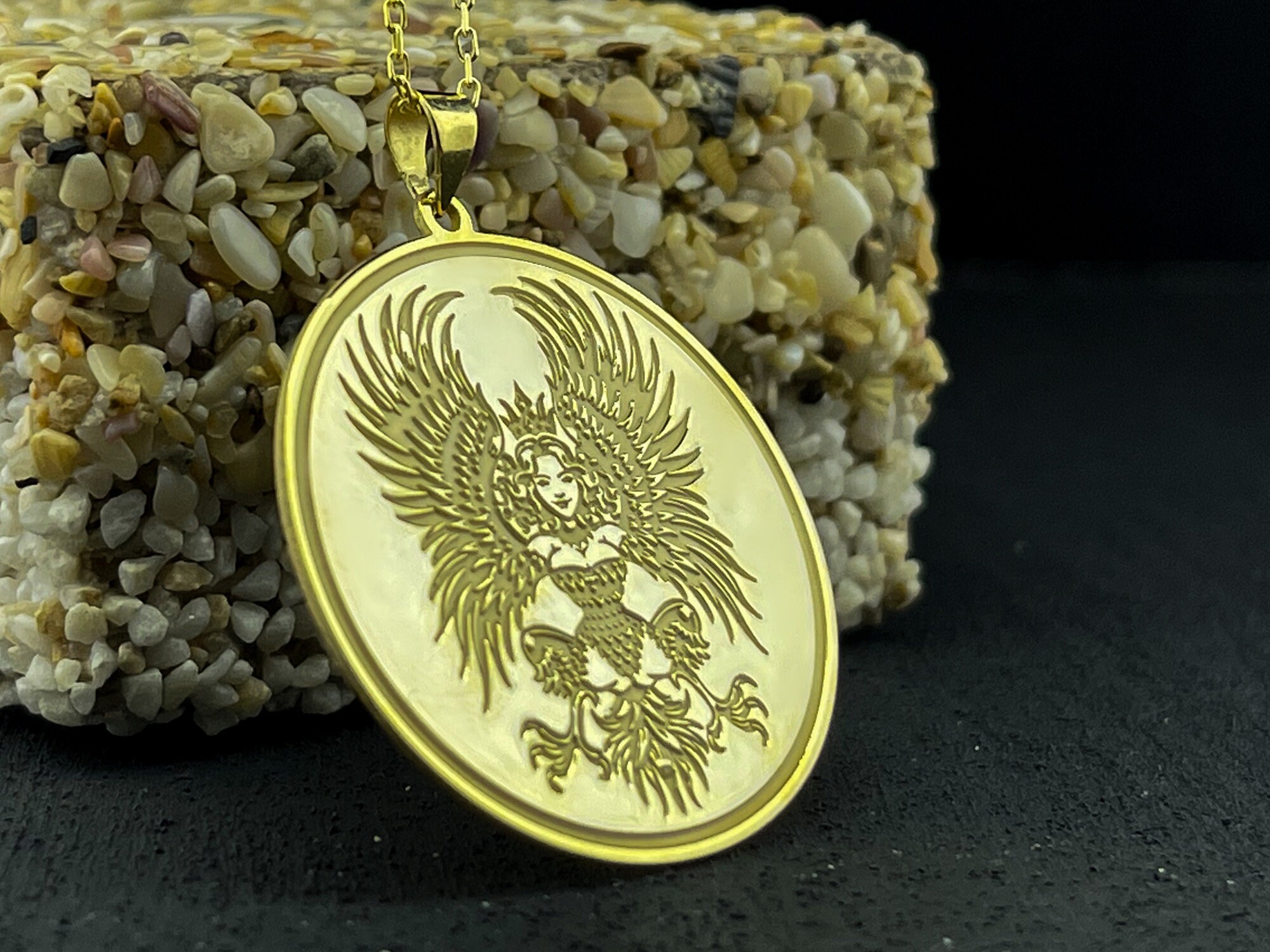 Harpy Medieval Silver Pendant Mythology Necklace 925 Silver - Etsy