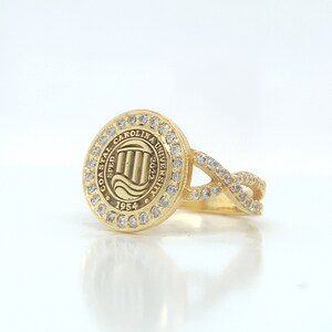 College Ring, University Ring, Graduation Gift, Graduation Ring, Woman ...