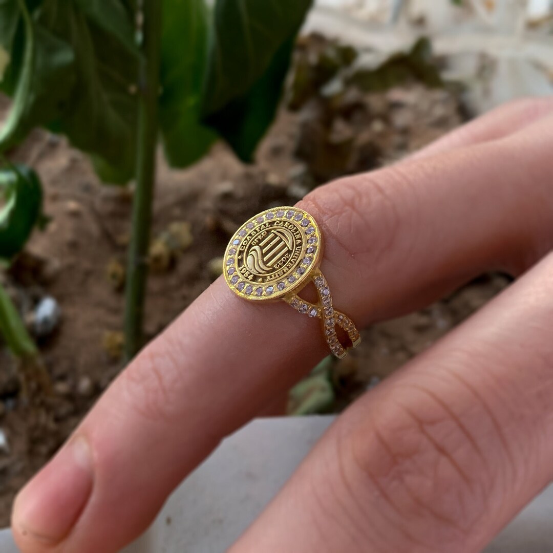 College Ring, University Ring, Graduation Gift, Graduation Ring, Woman ...