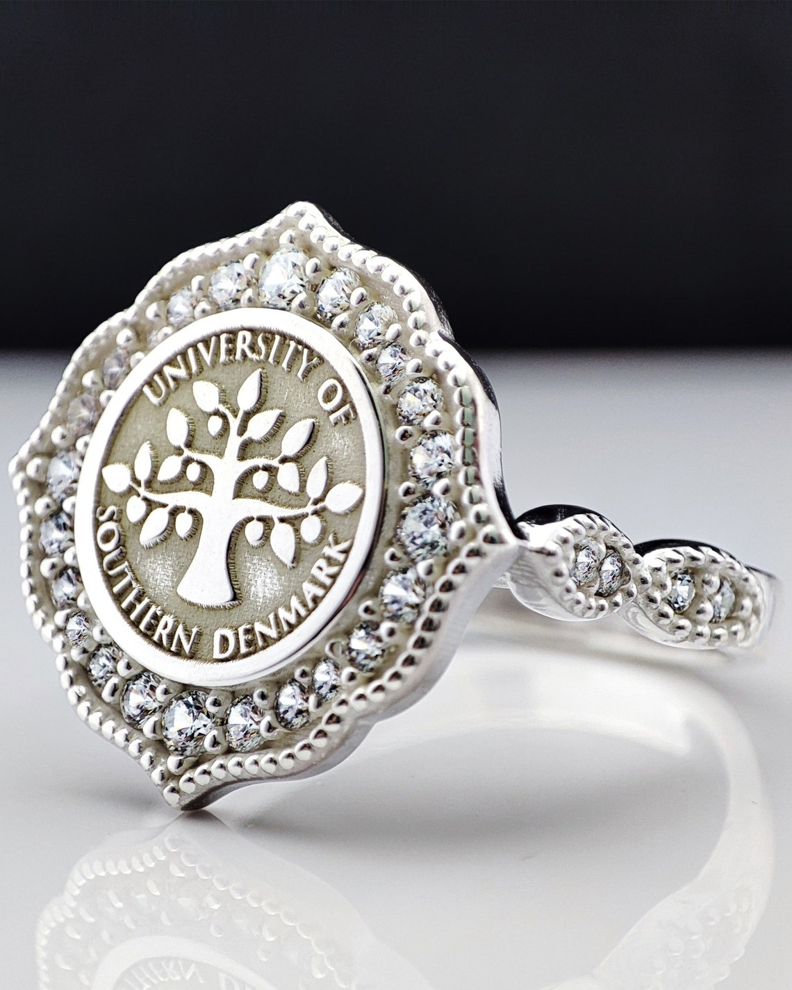 College Ring, University Ring , Graduation Gift , Graduation Ring ...