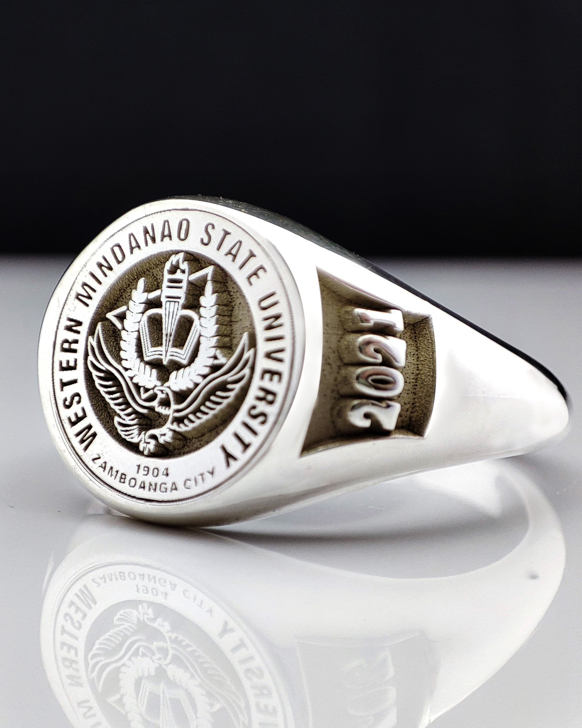 University Ring Personalized Ring Class Ring Family Ring - Etsy