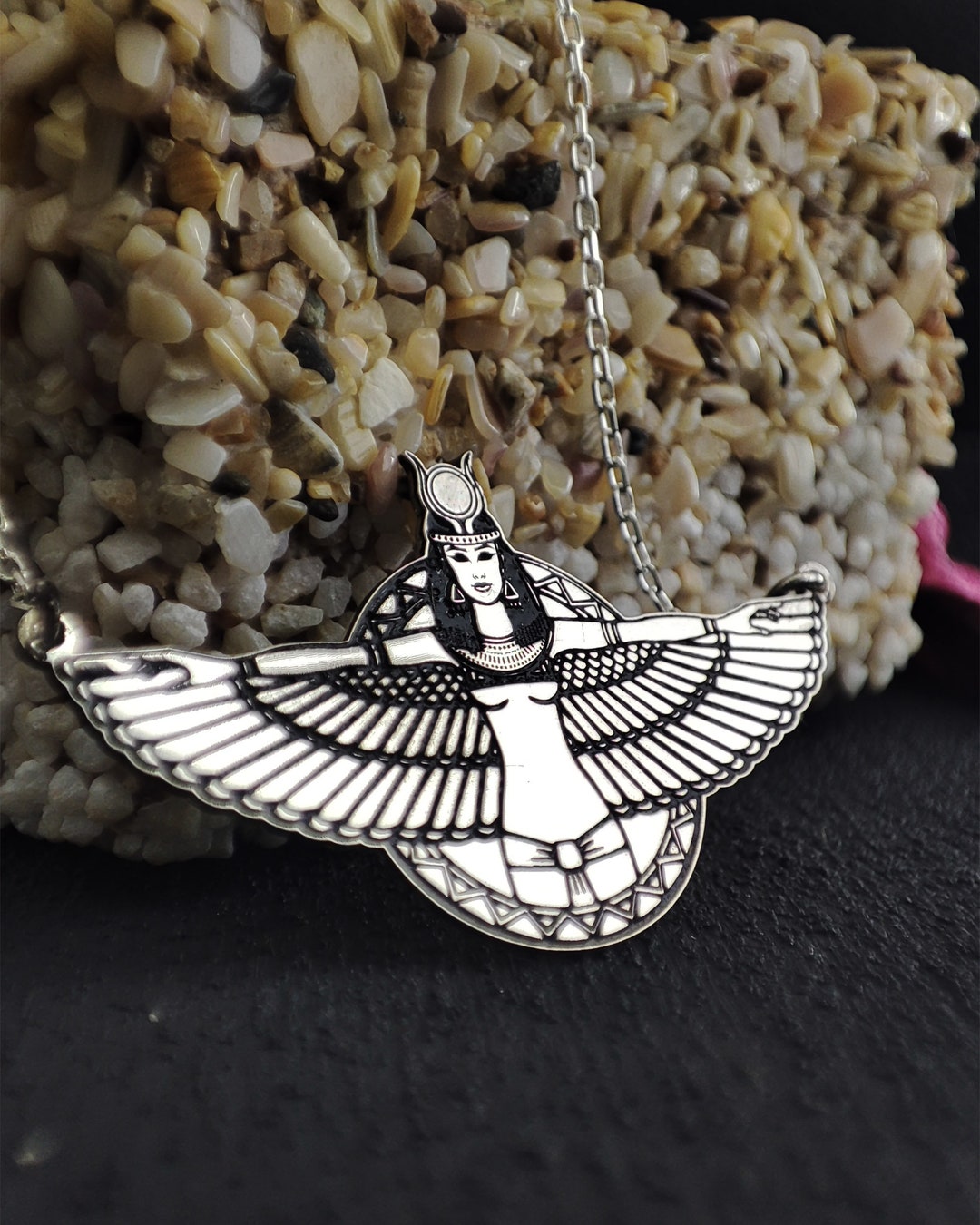 Isis Handmade Necklace Sterling Silver Isis Necklace Ancient - Etsy