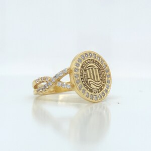 College Ring, University Ring, Graduation Gift, Graduation Ring, Woman ...