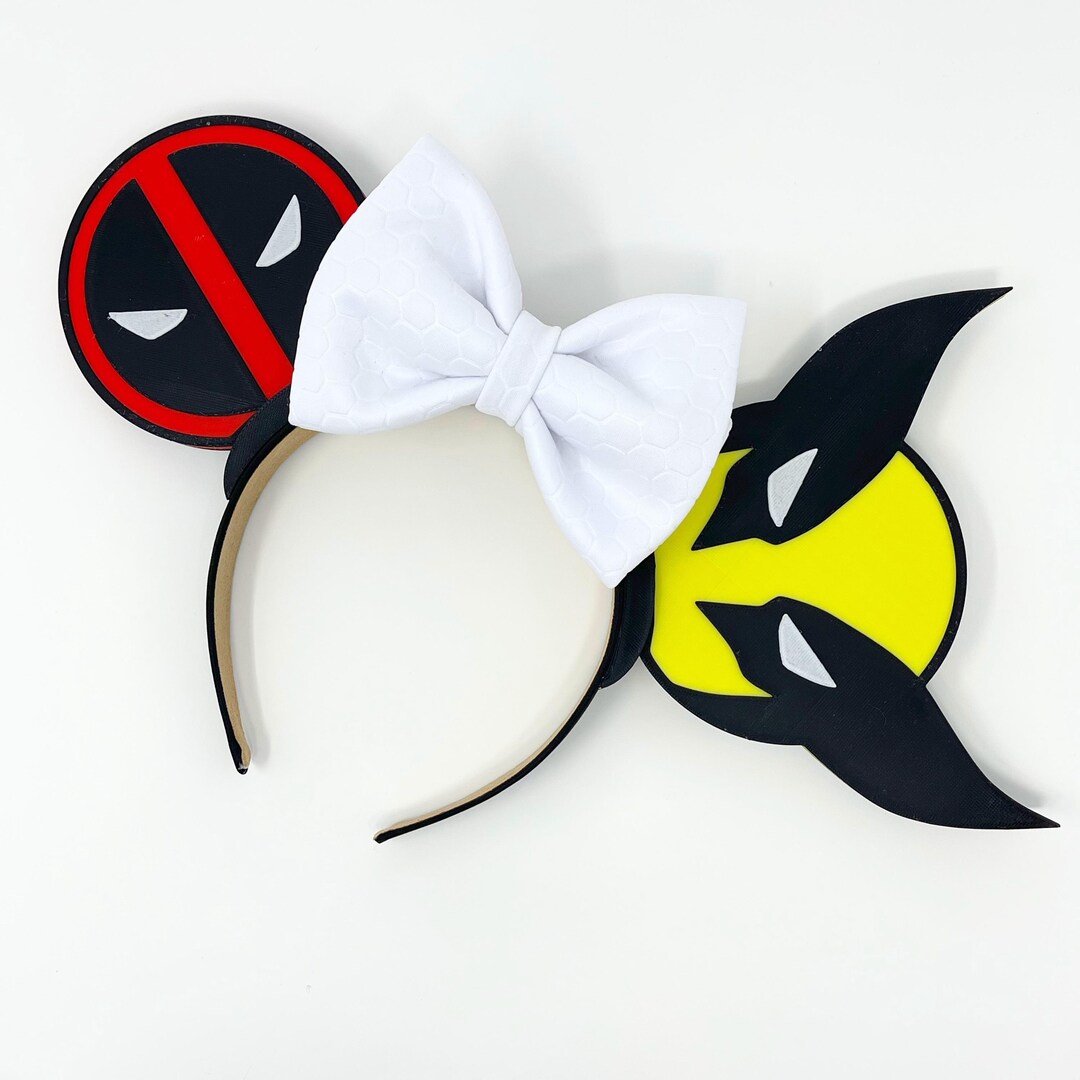 Hero Among Heroes 3D Printed Deadpool and Wolverine Ears - Etsy