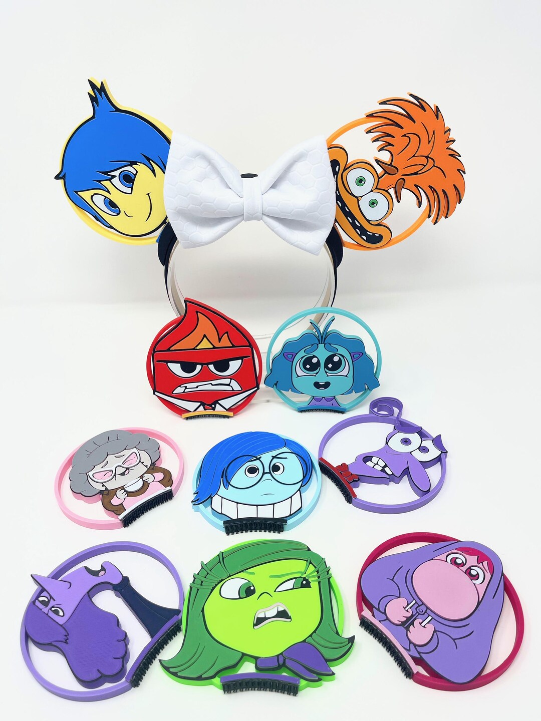 Complete Set of 10 Interchangeable Big Emotions Mouse Ears With ...