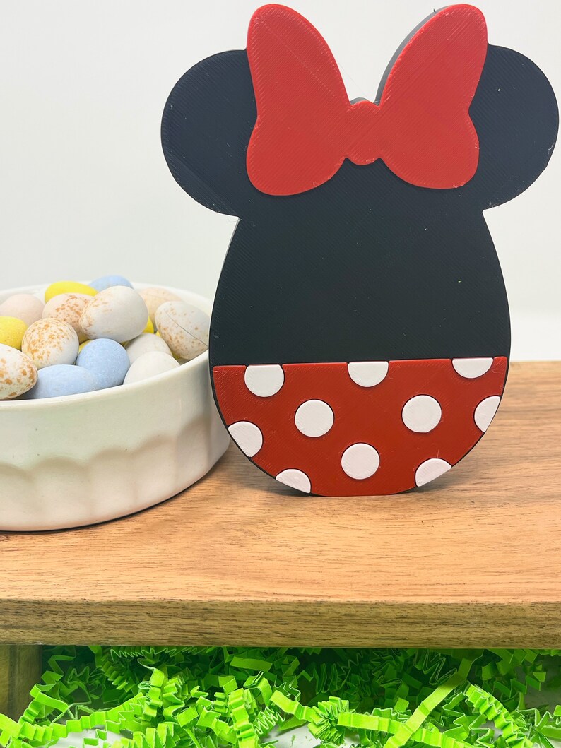 Mickey and Friends 3D Printed Easter Egg Trinkets - Large - Etsy