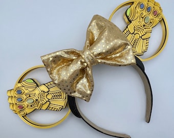 Infinity Gauntlet Thanos Ears Gauntlet Mickey Ears Infinity - Etsy