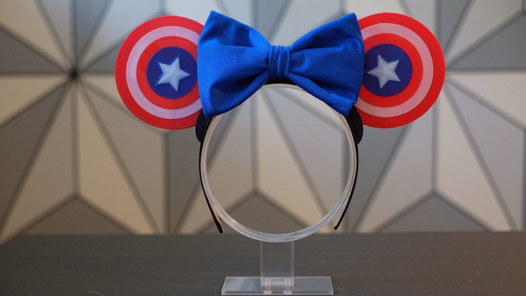 America’s Captain 3D Printed Mouse Ears - Etsy