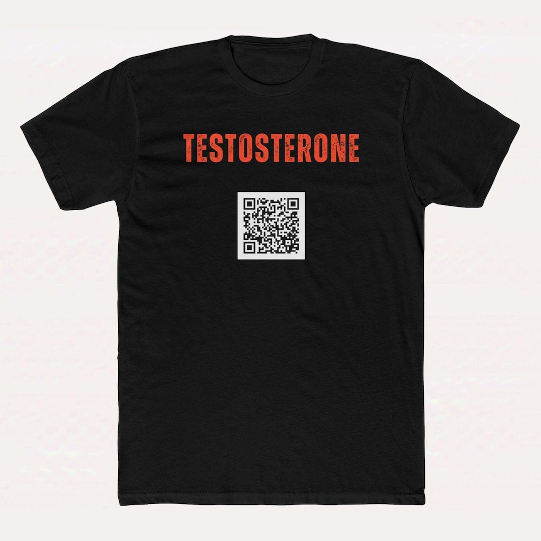 Qr Code Man Shirt QR Hard Music Best Gift for Man Testosterone Tee ...