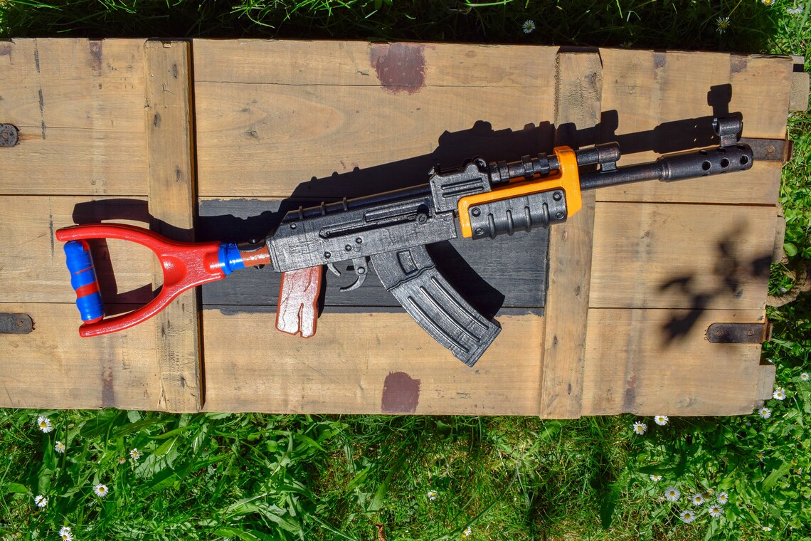 Rust Assault Rifle 3D Print | Etsy