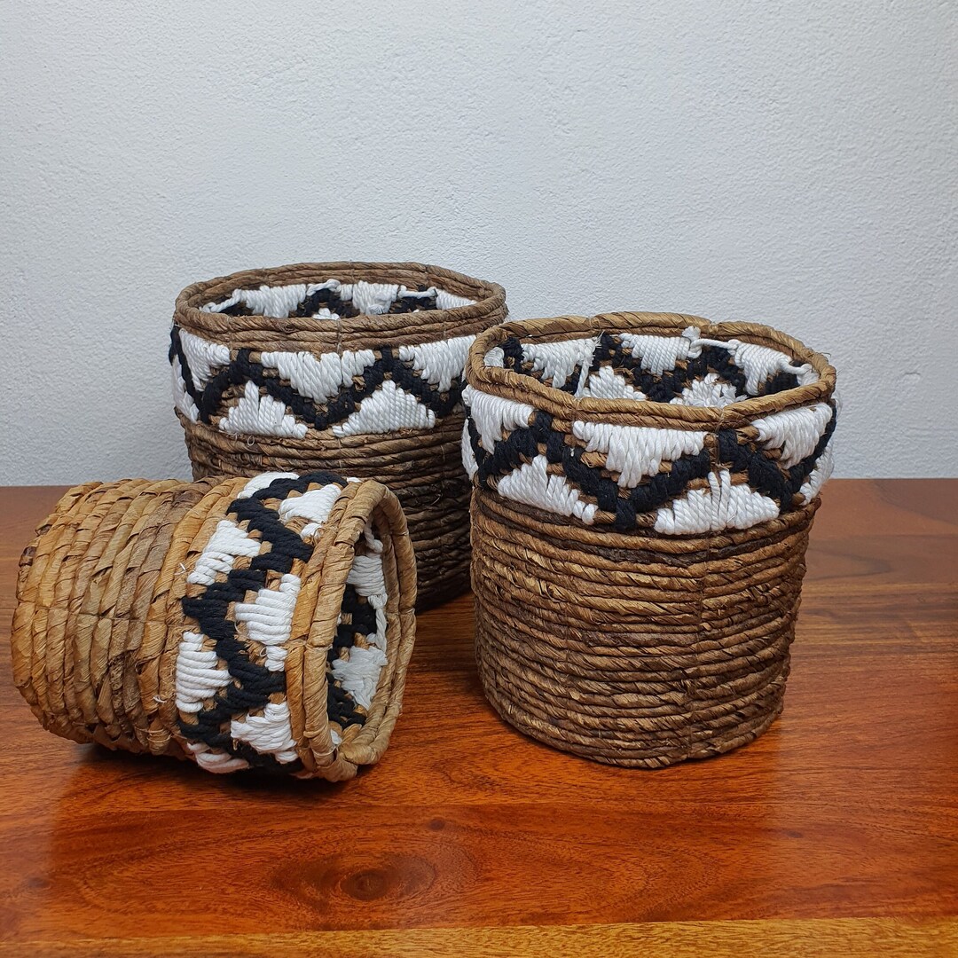 Handmade Baskets With Batik Pattern From Bali in Different - Etsy