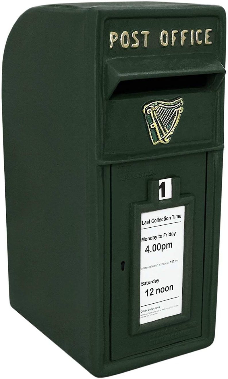 Black Irish Postbox - Etsy