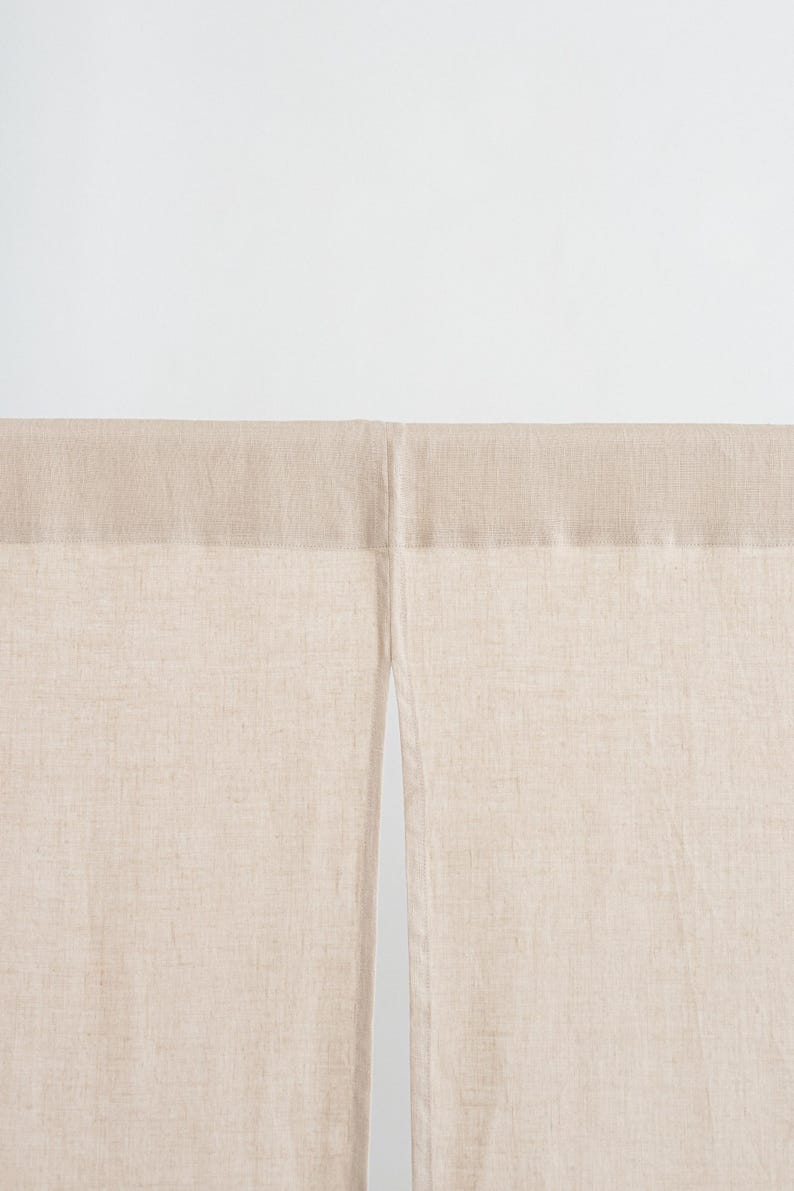 Linen Curtain / Japanese Curtain / Noren Curtain / Custom Size Curtain ...