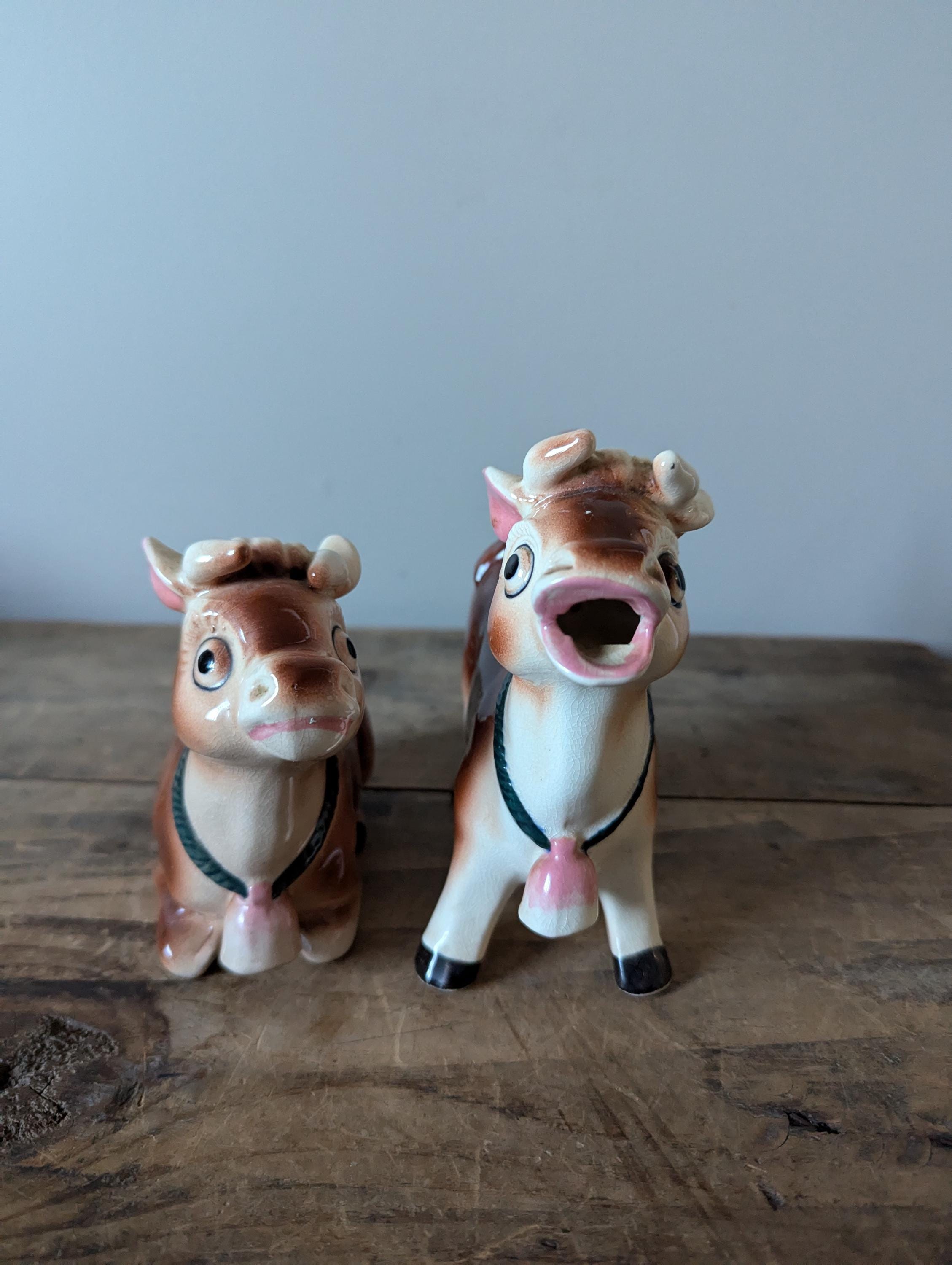 COW Creamer and SUGAR Bowl, Adorable Set - Etsy