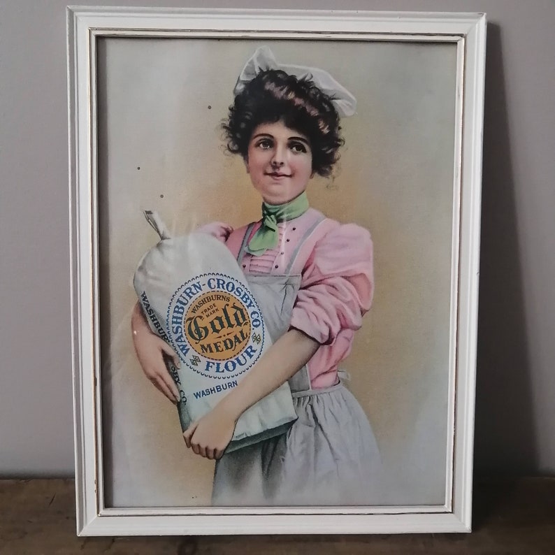 Vintage ARTWORK Gold Medal Flour Measures 12 X 9 Vintage - Etsy