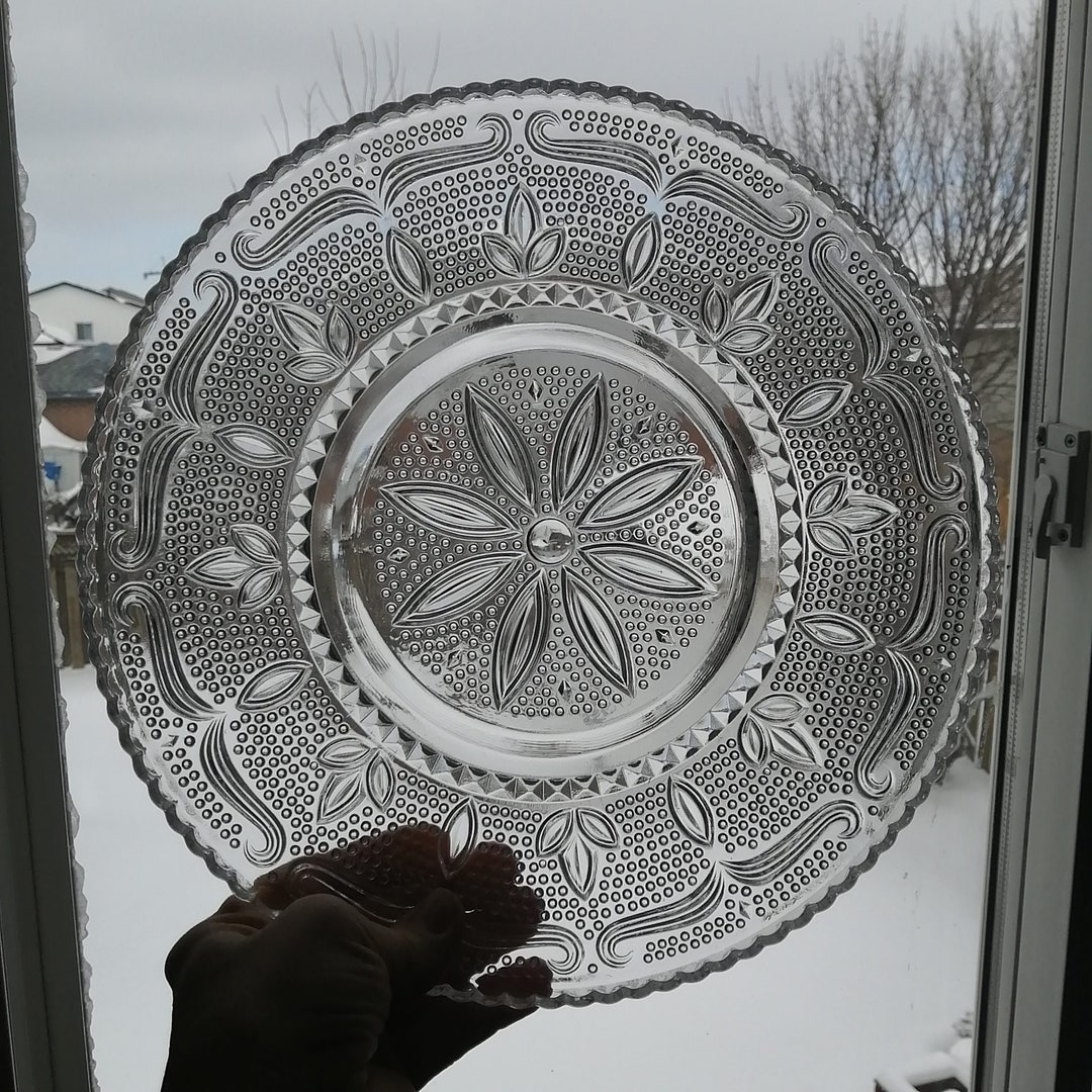 Vintage FEDERAL GLASS Heritage Pattern Wedding/shower Glass - Etsy