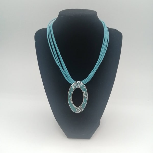 Teal Necklace - Etsy